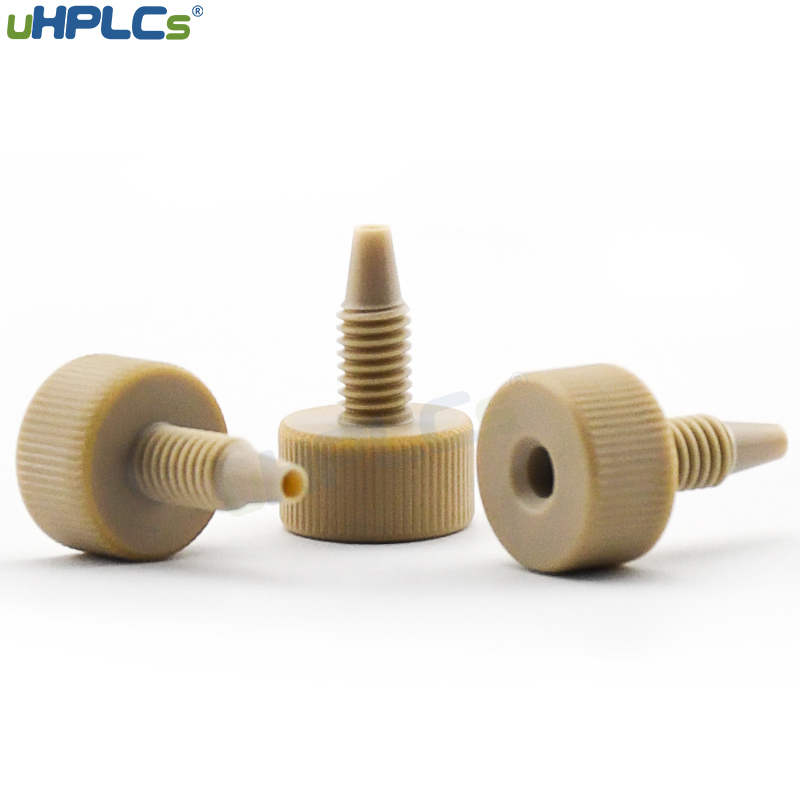 HPLC Connector and Threaded Adapter, 1/16″ OD Tubing, PEEK HPLC Fittings